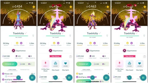 Wild Area | SHINY Gigantamax Toxtricity Background Global | Tr-de | eBay