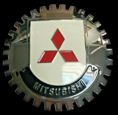 CAR GRILLE EMBLEM BADGES - MITSUBISHI | eBay