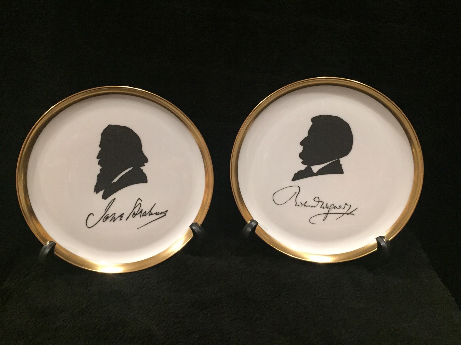 Vintage Furstenberg Composers (6) Collector plates fired only in 1971 ...