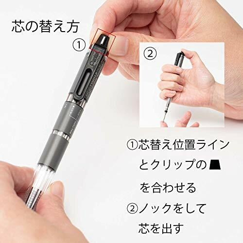 Pentel PH803 Color Mechanical Pencil & Ballpoint Pen Super Multi 8 NEW ...