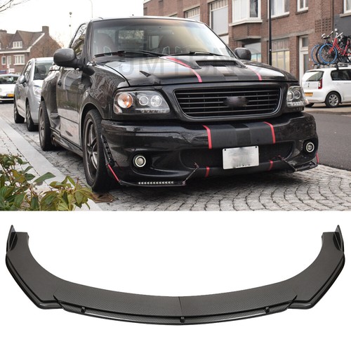 For Ford F-150 SVT Lightning Carbon Fiber Front Bumper Lip Spoiler ...