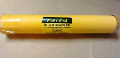 Maid-o-Metal 38 Ga Decorator Foil Soft Aluminum-1 Side Coppertone 25 ...