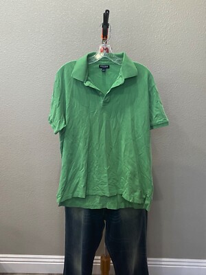 Bonobos Green Cotton POLO SHIRT Large L | eBay