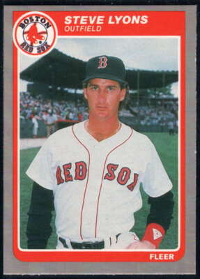 1985 Fleer Update #76 Steve Lyons NM-MT RC Rookie Red Sox | eBay