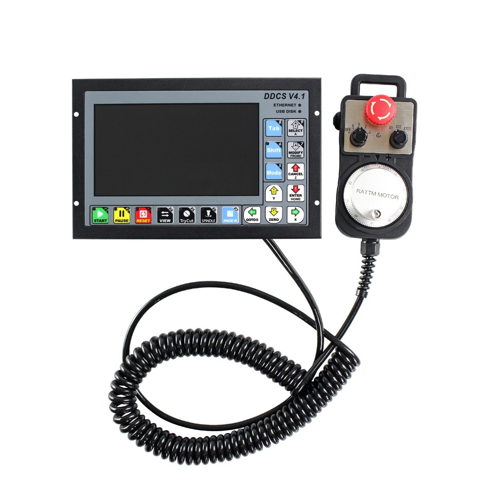 〖USA〗4 Axis CNC Offline Stand-alone Controller System Save G Code ...