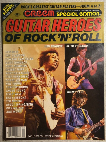CREEM SPECIAL EDITION Guitar Heroes of Rock 'n' Roll magazine 1981 ...