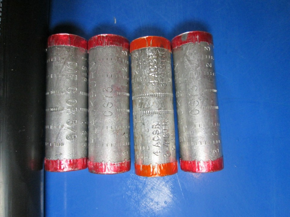 #2,#2, #2, #4 Aluminum Underground URD Wire Heat Shrink Crimp Repair ...