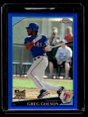 2009 Topps Chrome #219 Greg Golson Blue Refractor | eBay