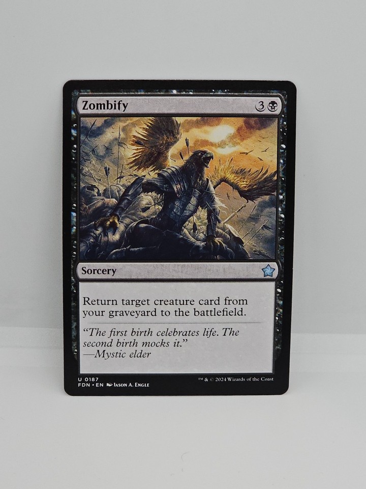 Zombify FDN FOUNDATIONS MtG Magic The Gathering | eBay Australia