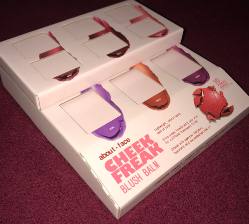 About Face Halsey Makeup Promo Display Ulta Beauty RARE HTF Cheek Freak ...