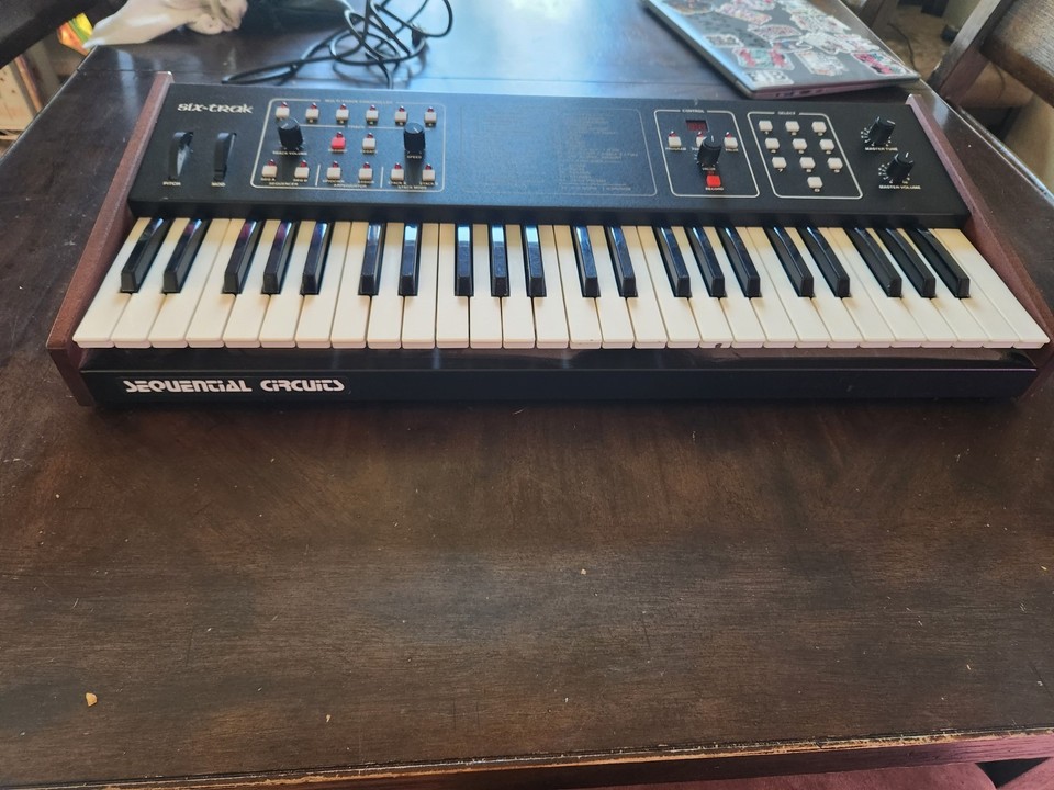 Sequential Circuits Six-trak 1980's Vintage Synthesizer, clean ...