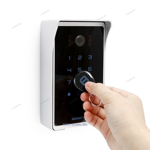 HOMSECUR 7" Wired Video&Audio Home Intercom+ IR Night Vision for Home ...