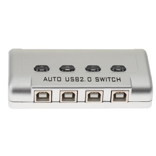 USB Manual Sharing Switch Peripheral Selector 4Port HUB For | eBay ...