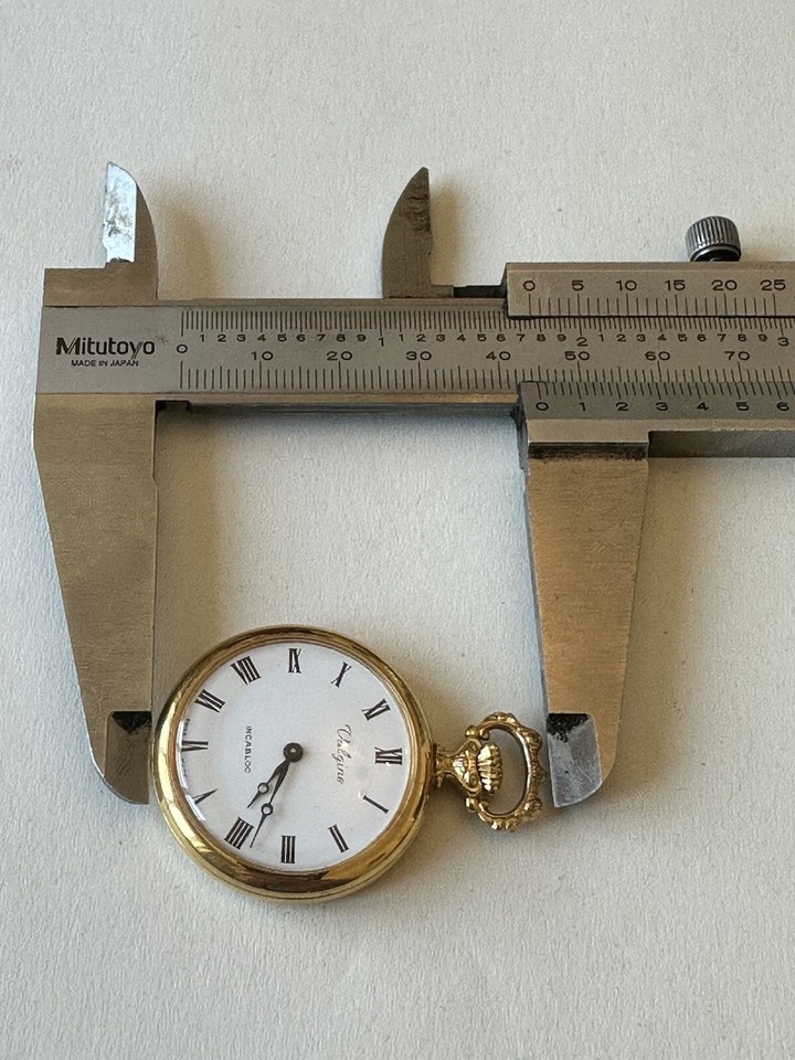 VINTAGE SWISS VALGINE 17 JEWELS INCABLOC STAINLESS STEEL Pocket Watch ...