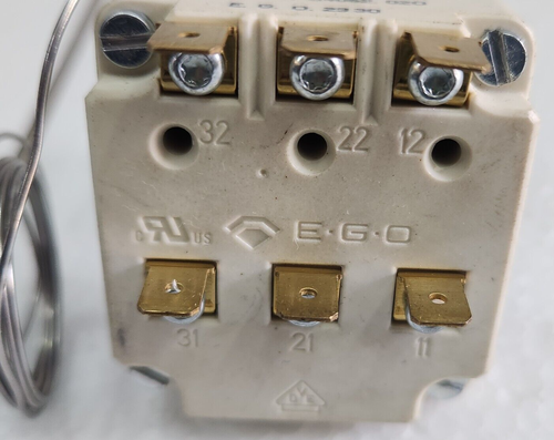 EGO 55.34062.020 ELECTRIC OVEN CONTROL THERMOSTAT SWITCH TRIPLE POLE ...