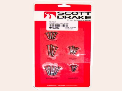 Mustang Exterior Trim Screw Kit 1967 - 1968 - Scott Drake | eBay