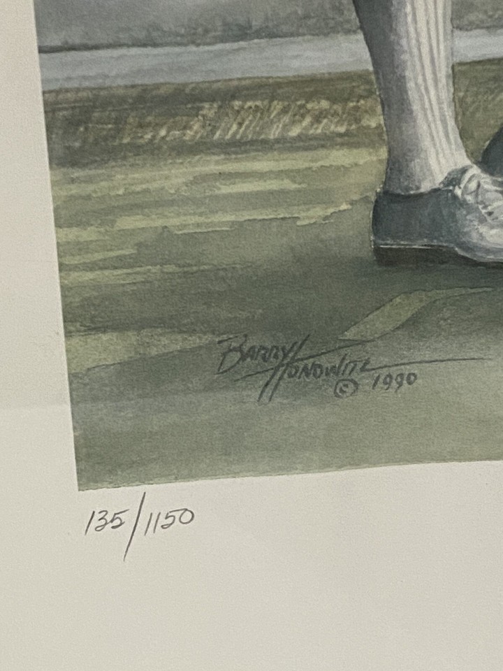 Payne Stewart Signed Poster (The 18th At Harbour Town Golf Links) Barry ...