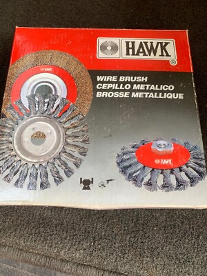 HAWK WIRE BRUSH 554062-3008, 7” DIA, 1” FACE, 1 1/4” BORE *NEW* | eBay