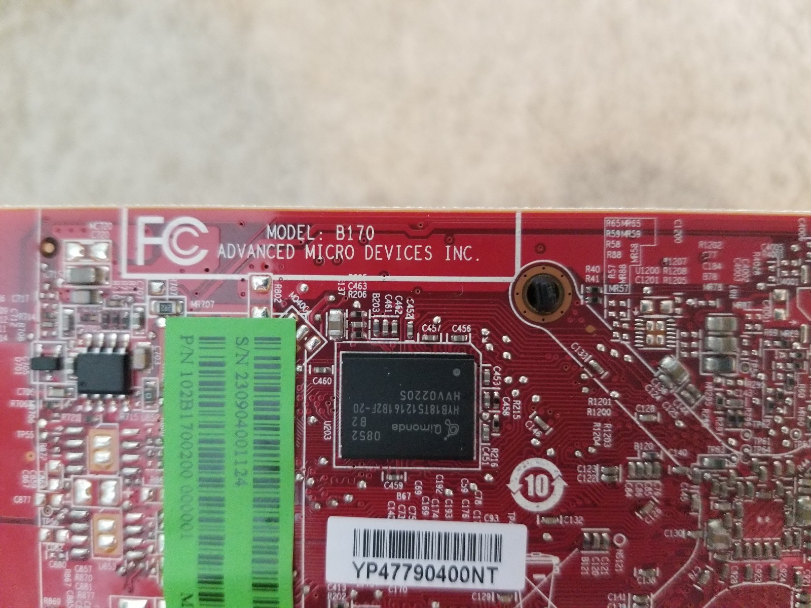 Advanced Micro Devices Video Card Model B170 | eBay