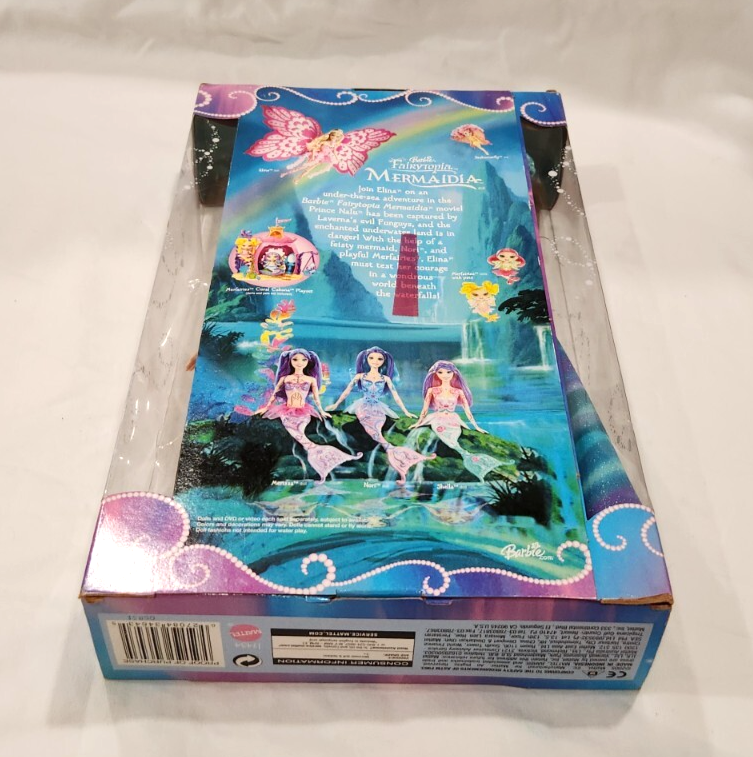 Barbie Fairytopia Mermaidia Elina Doll RARE NEW Blonde Mermaid Vintage ...