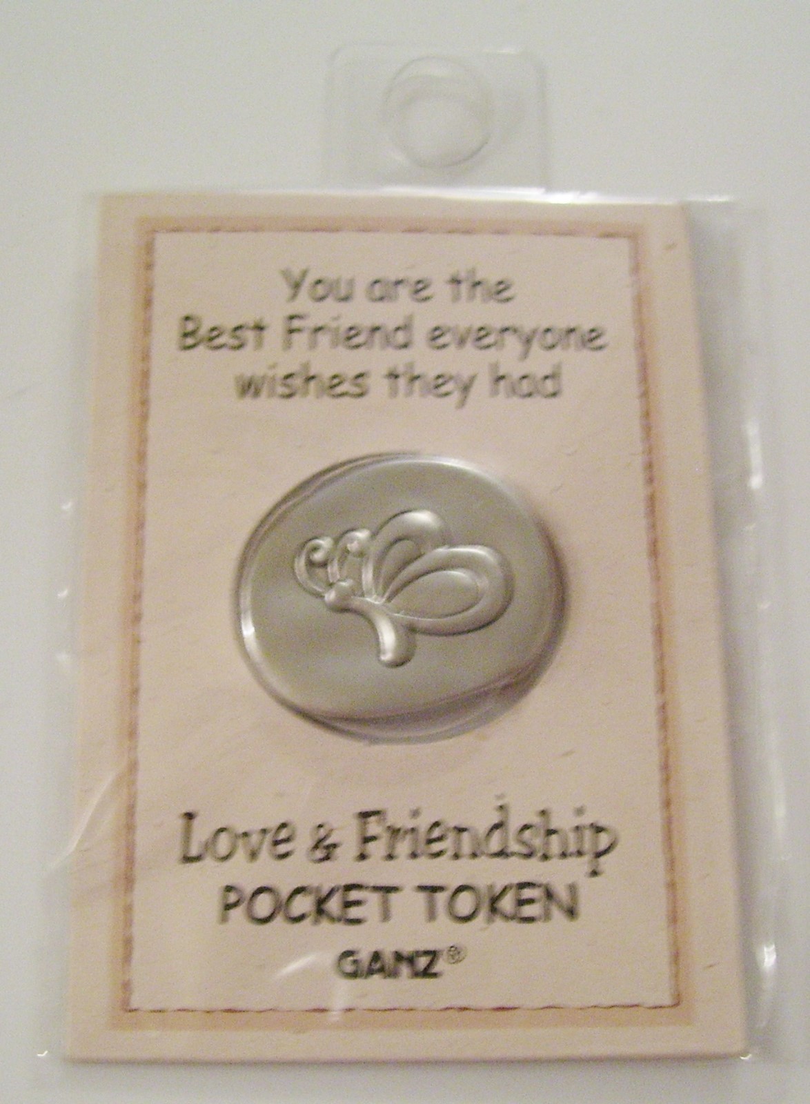 GANZ POCKET TOKEN INSPIRATIONAL YOU ARE THE BEST FRIEND EVERYONE WISHES ...