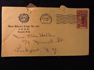 Vintage 1955 Rebekah Lodge No. 263 Letter w/Odd Fellows Logo | eBay