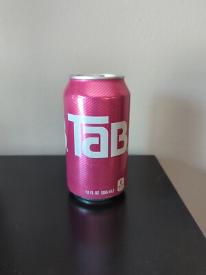 ORIGINAL TAB DIET SODA POP BY COCA COLA COLLECTABLE CAN UNOPENED FULL ...