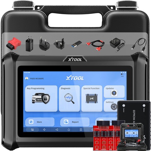 XTOOL X100 PADS IMMO Key Fob Programming Full System Car Diagnostic ...