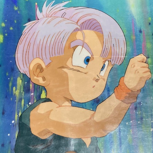 Dragon Ball Animation cel Trunks Akira Toriyama 25 From JP z104 | eBay