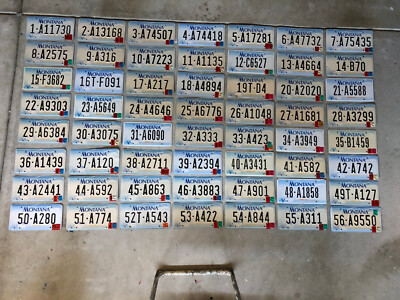 Montana 2000 (base) License Plates : 56 (All) County Run (1-56) | eBay