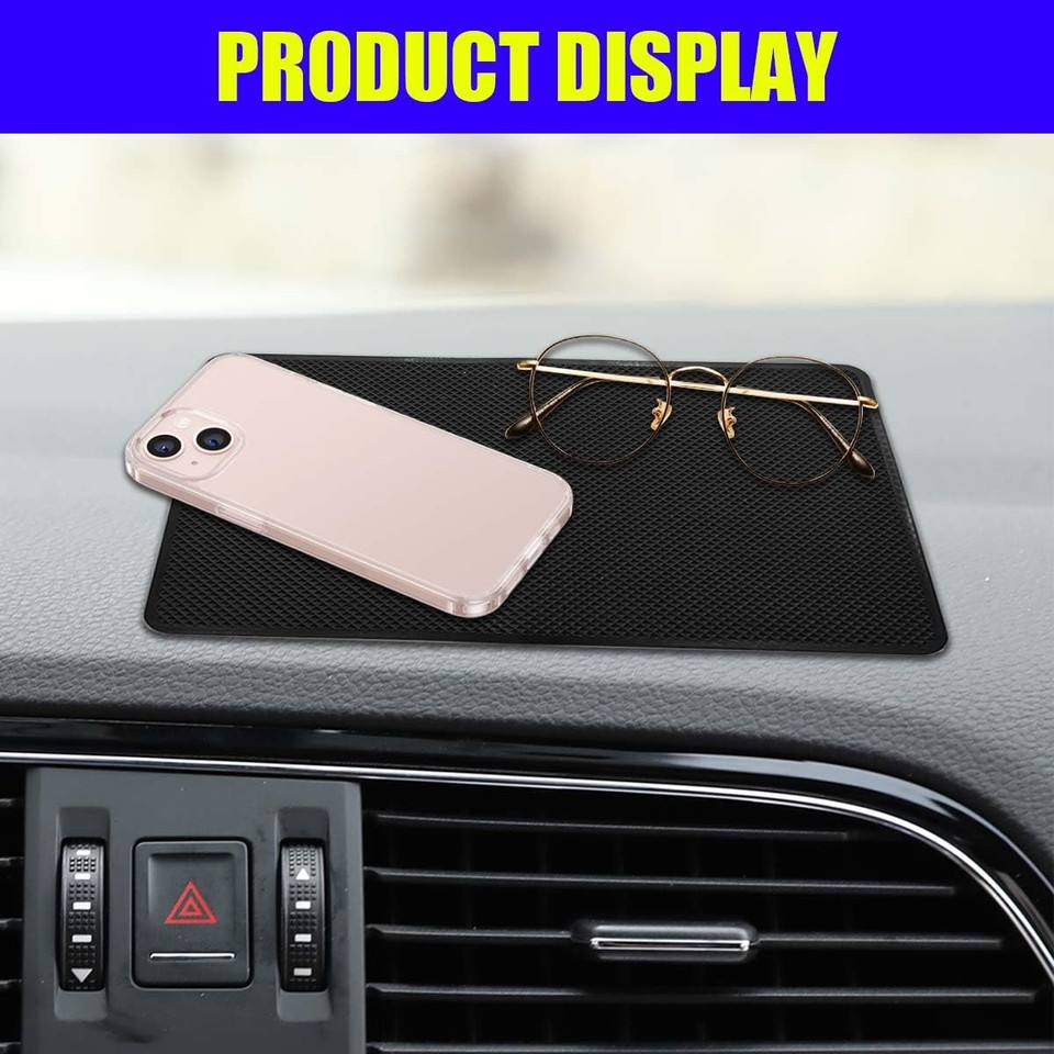 Car Dashboard Anti Slip Silicone Pad Sticky Adhesive Mat Car Grasping ...