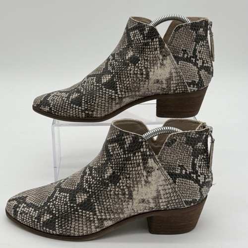 Dolce Vita Women Karsen Ankle Bootie Shoes Size 9 Python Snake Skin Zipper | eBay