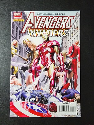 Marvel Comics Avengers Invaders #2 August 2008 Alex Ross Cover | eBay
