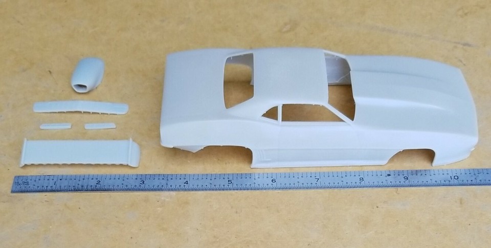 ABS-LIKE RESIN 3D PRINTED 1/25 1969 CAMARO PRO MOD BODY SET. DRAG | eBay