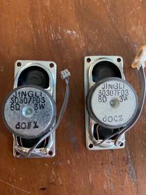 TV Speaker Set JINGLI S0307F03 Funai/Sylvania Model LC220SL1 with wires ...