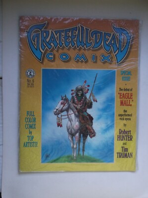 KITCHEN SINK: GRATEFUL DEAD COMIX #6, RARE/HTF MAG., FACTORY SEALED ...