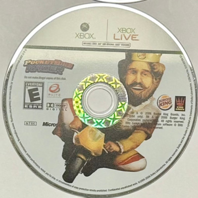 Burger King Pocket Bike Racer Microsoft Xbox 360 - Disc Only | eBay