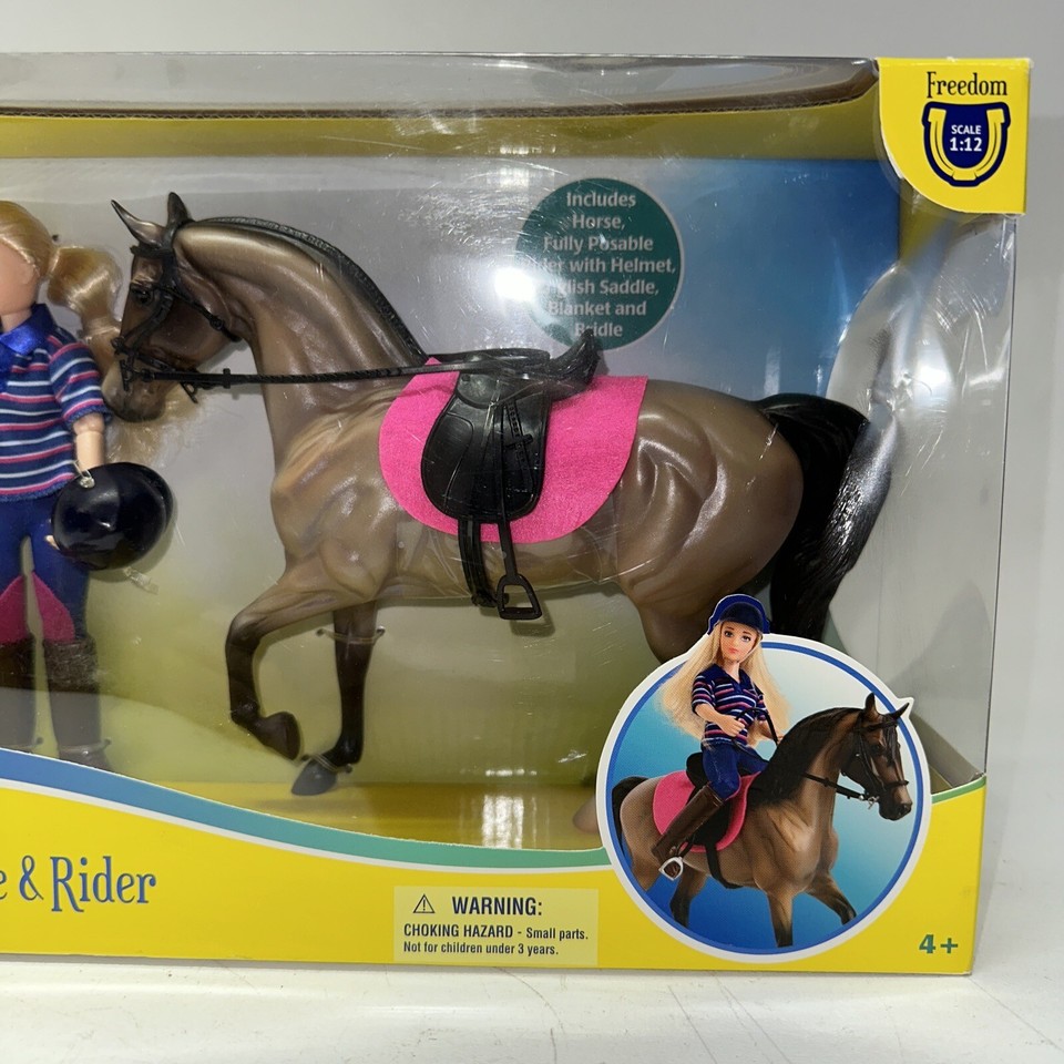 Breyer Freedom Series (Classics) English Horse & Rider Doll Set | (1:12 ...