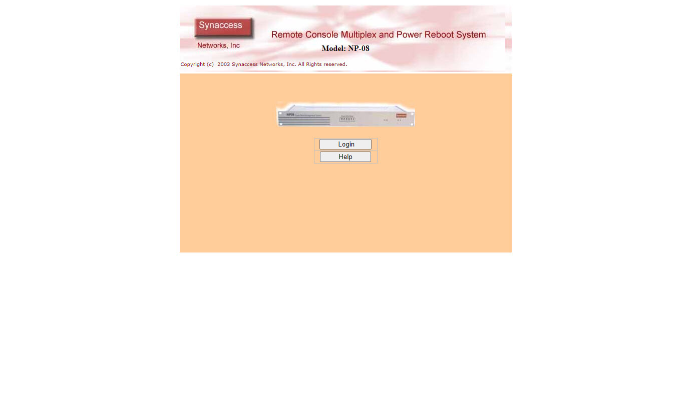 Synaccess NetBooter NP-08 Network Power System PDU | eBay