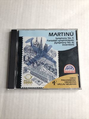 Bohuslav Martinu: Symphony No. 5; Fantasisies symphoniques Suppraphon ...