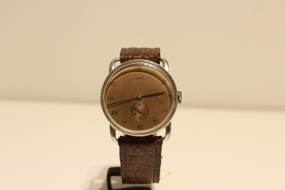 VINTAGE RARE WW2 MILITARY BIG OVERSIZE 36.5MM SWISS MEN'S SWISS WATCH ...