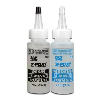 ZAP PT35 Z-Poxy Adhesive 15 Minute Epoxy Glue 4oz 5525782 87093009219 ...