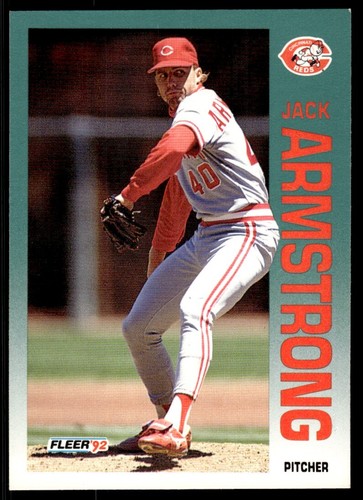 1992 Fleer Baseball Card Jack Armstrong Cincinnati Reds #398 | eBay