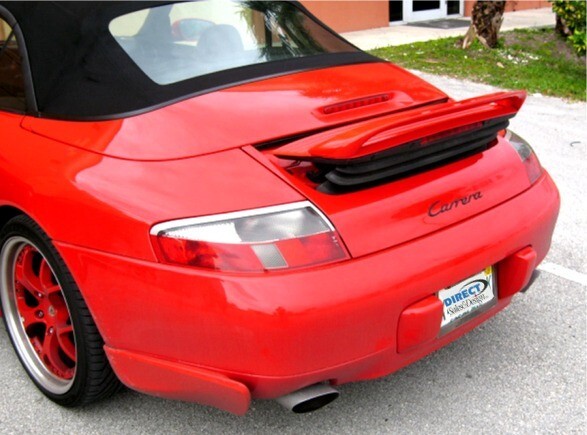 1997-04 Porsche 996 Coupe & Cabrio TA Style Rear Wing Spoiler FRP Made ...