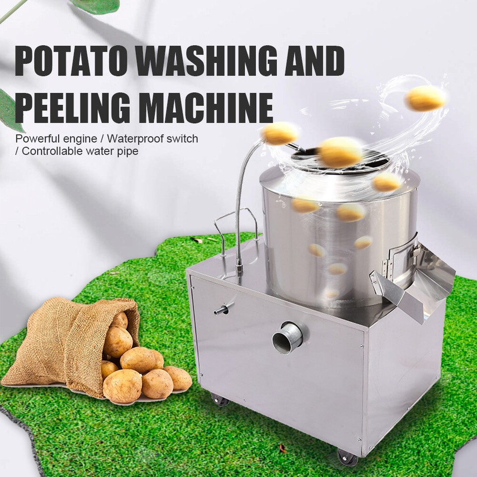 Commercial Electric Potato Peeling Machine Automatic Sweet Potato ...