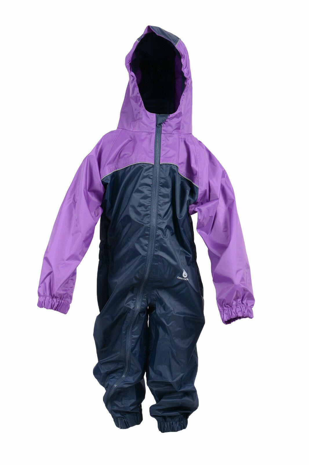 Dry Kids 2 Colour Waterproof Rainsuit, Childrens All in One Fun Dry ...