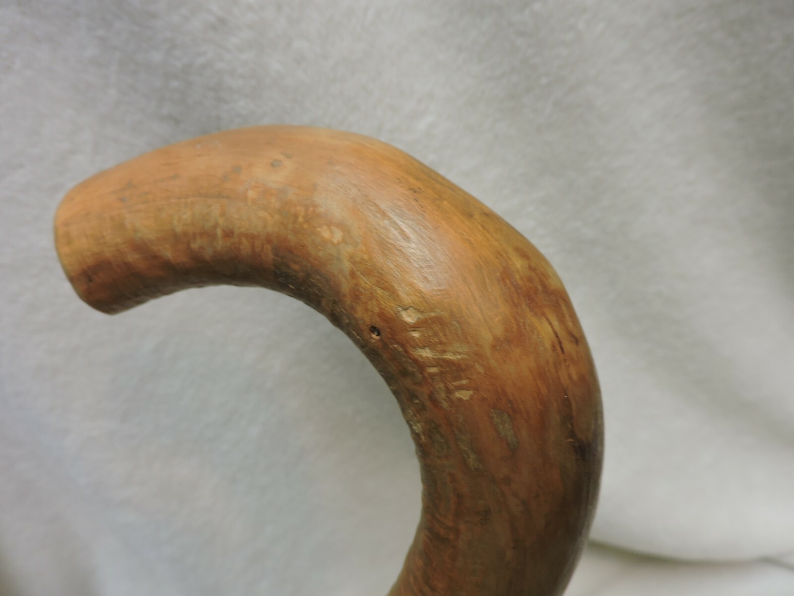 Antique Burl Twisted Walking Stick - Gem