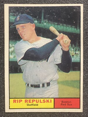 1961 Topps Baseball Rip Repulski #128 ExMT+ | eBay