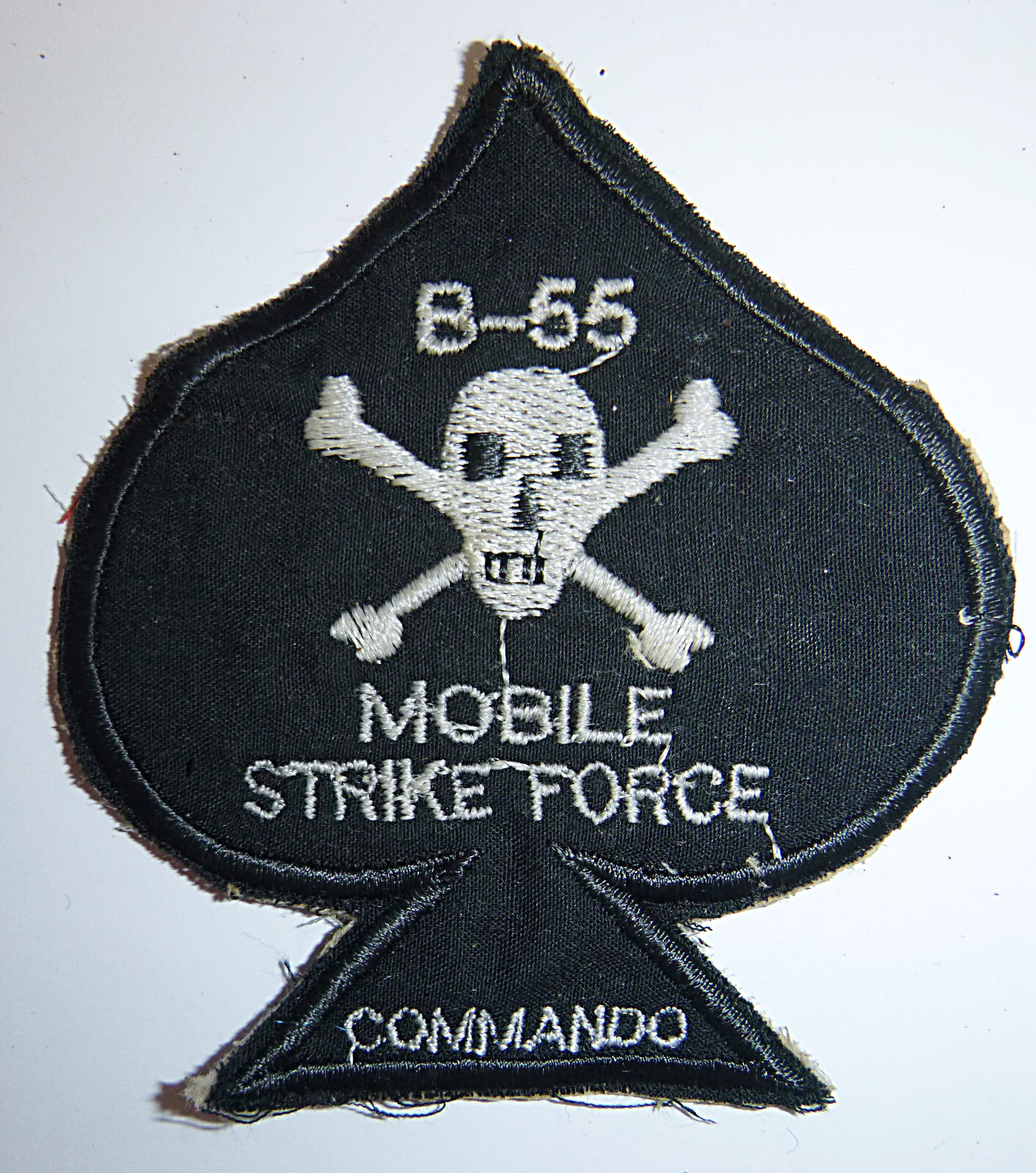 Patch - ACE of SPADES, DEATHS HEAD, B-55 US SPECIAL FORCES - Vietnam ...