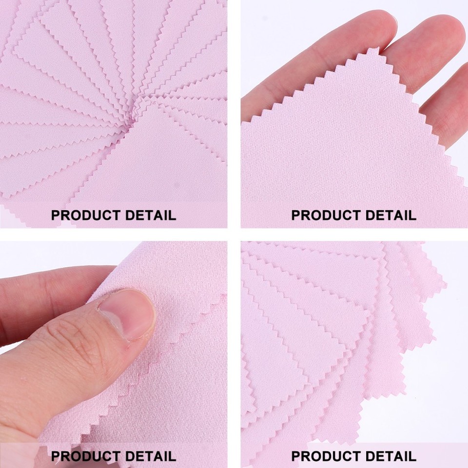 100Pcs Jewelry Cleaning Cloths Microfiber for Delicate Surfaces | eBay ...